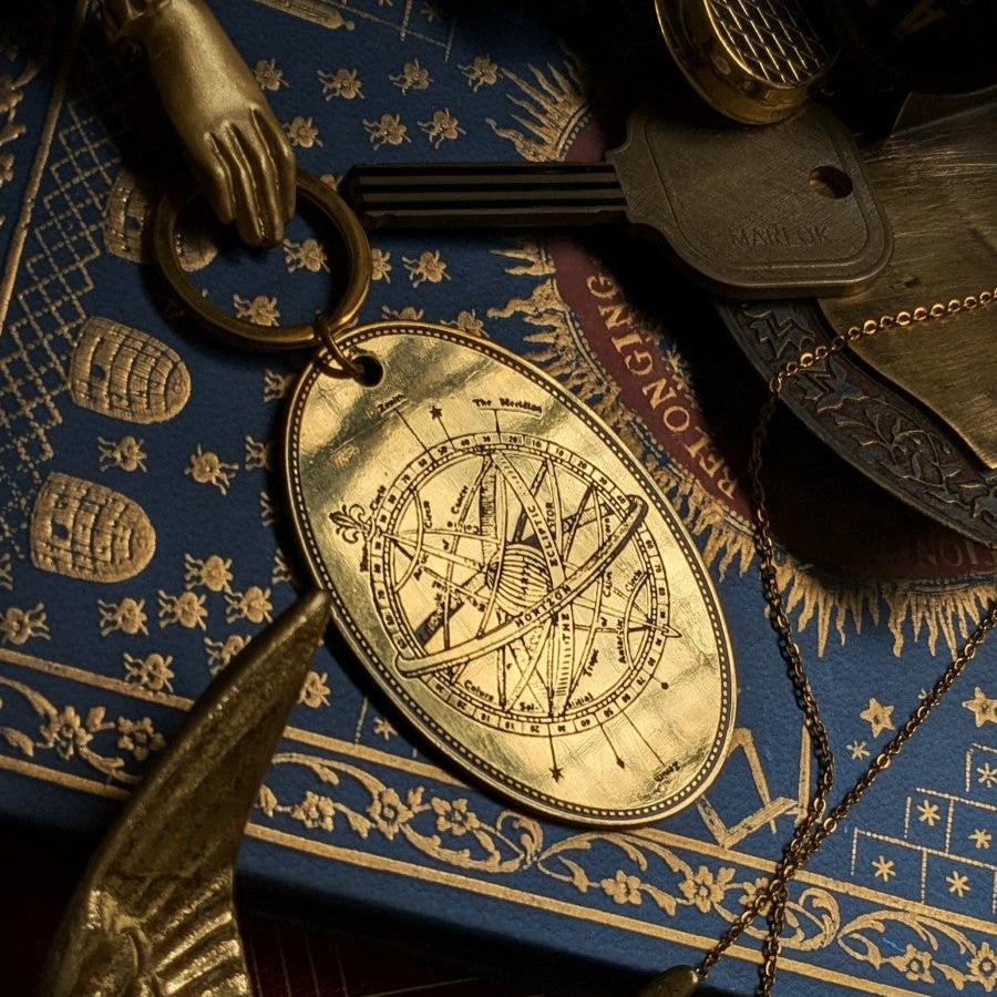 Zenith Brass Keychain – Wormhole