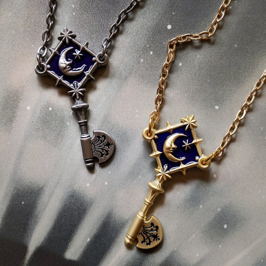 Key of Luna Enamel Pendant – Wormhole