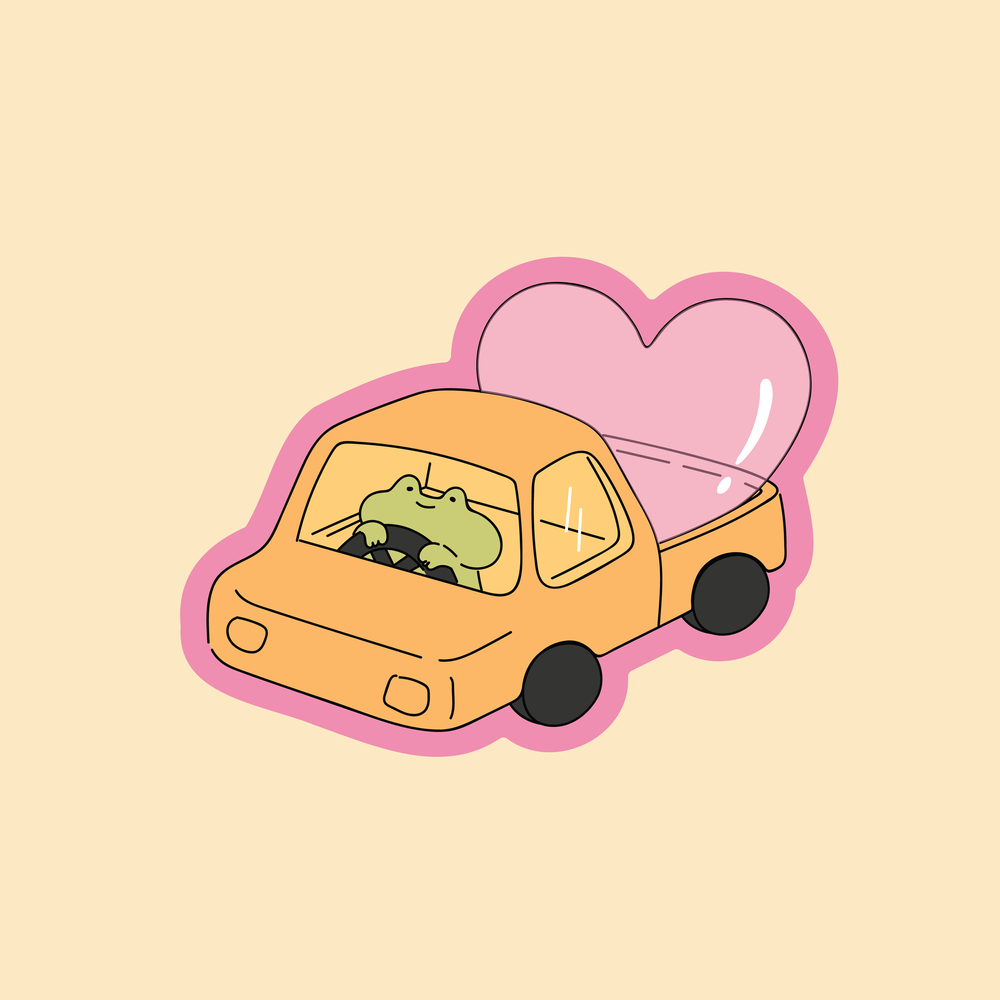 frog sending love sticker – Wormhole