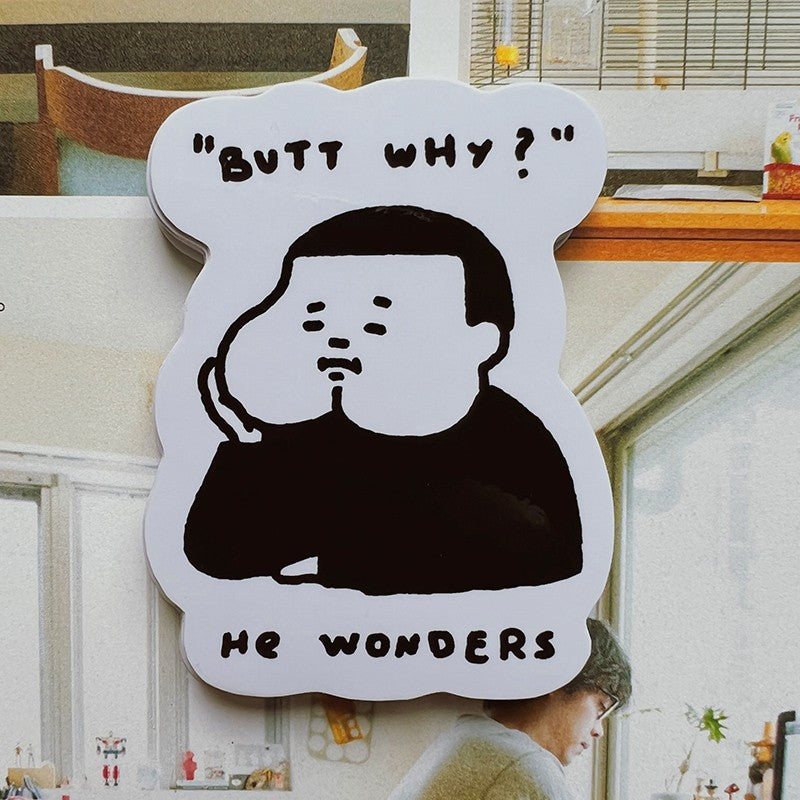 Butt Why Sticker – Wormhole
