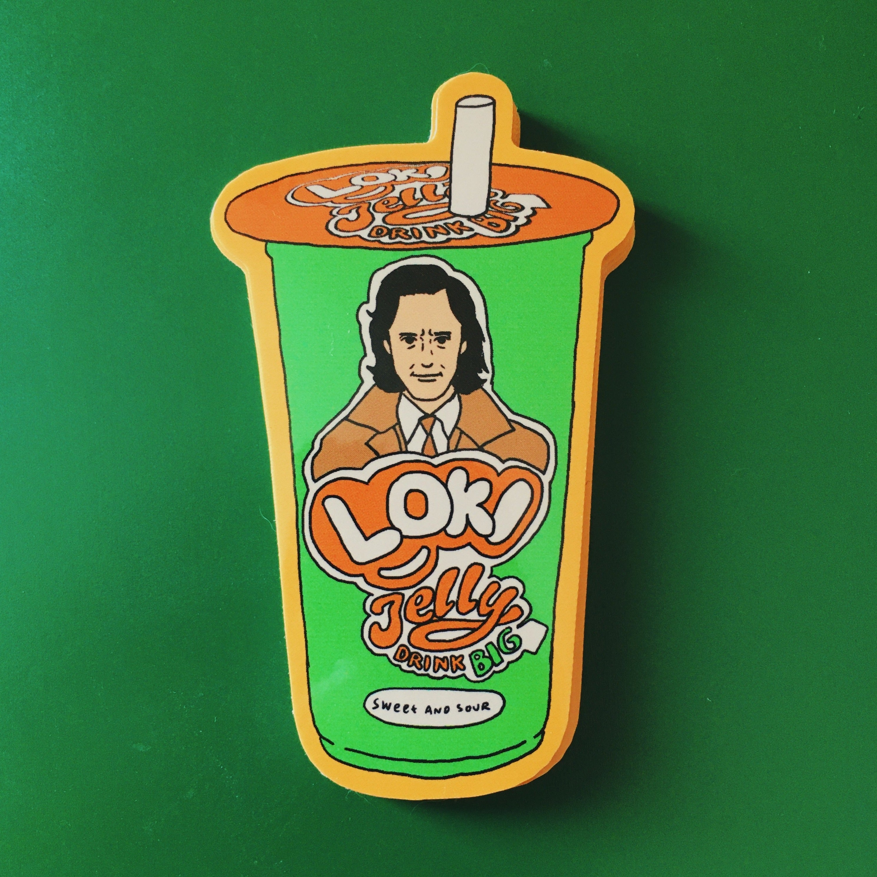 Loki Jelly Drink Vinyl Sticker – Wormhole