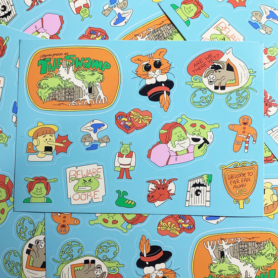 Shrek Sticker Sheet – Wormhole