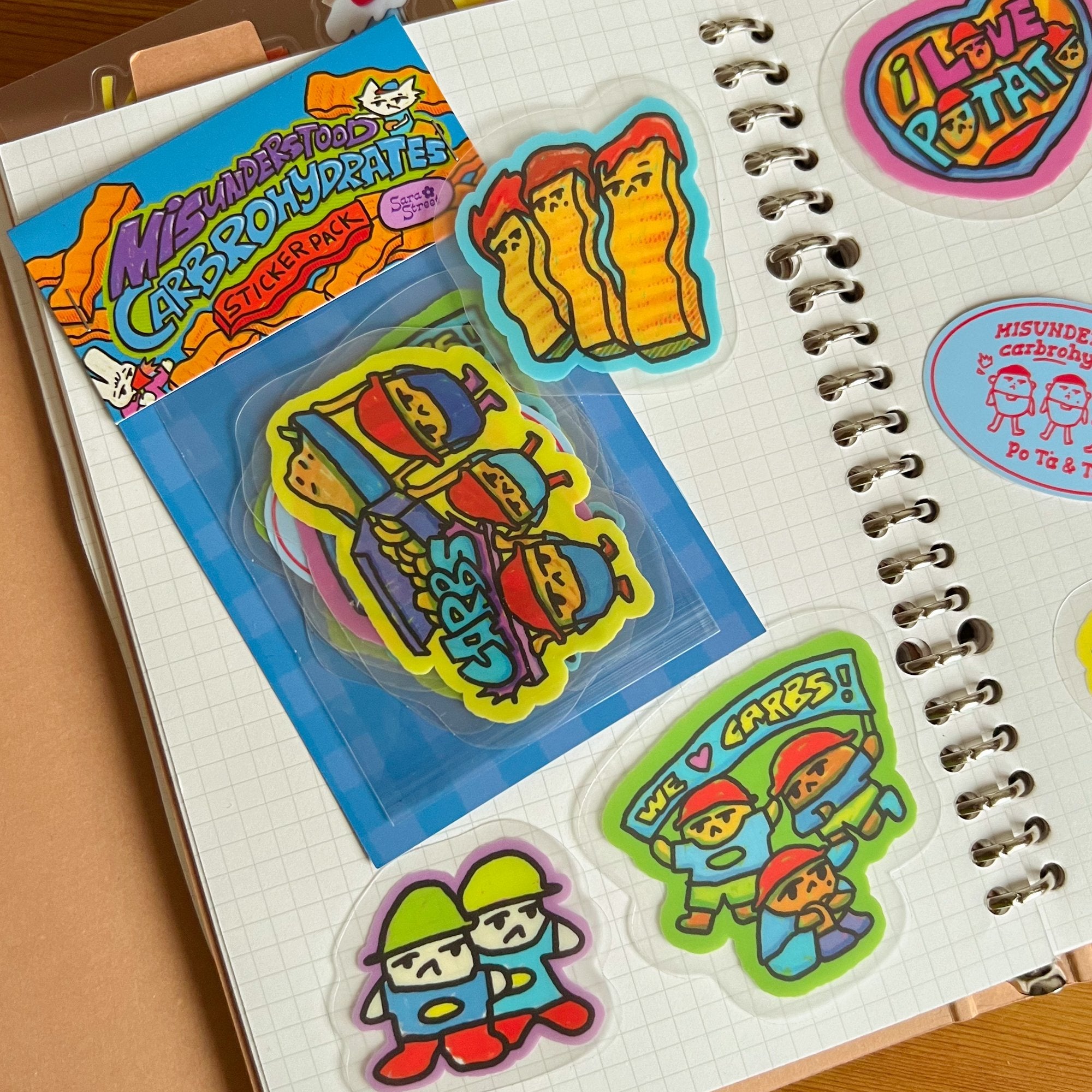 Carbohydrates Sticker Pack – Wormhole