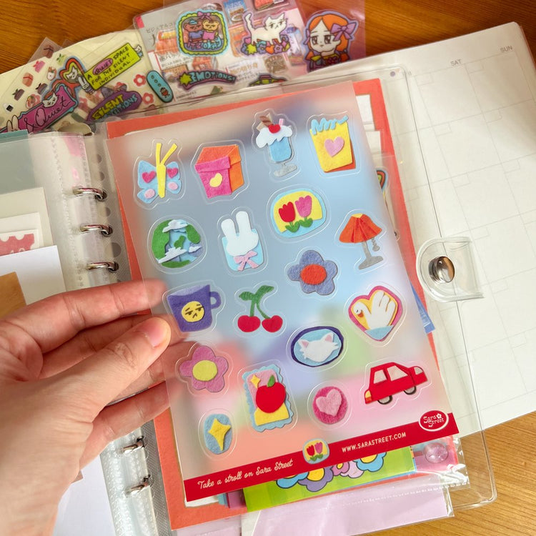 Felt Sticker Sheet – Wormhole
