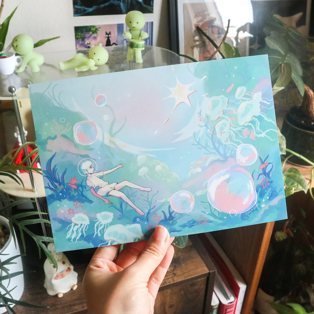 Under The Sea Print – Wormhole