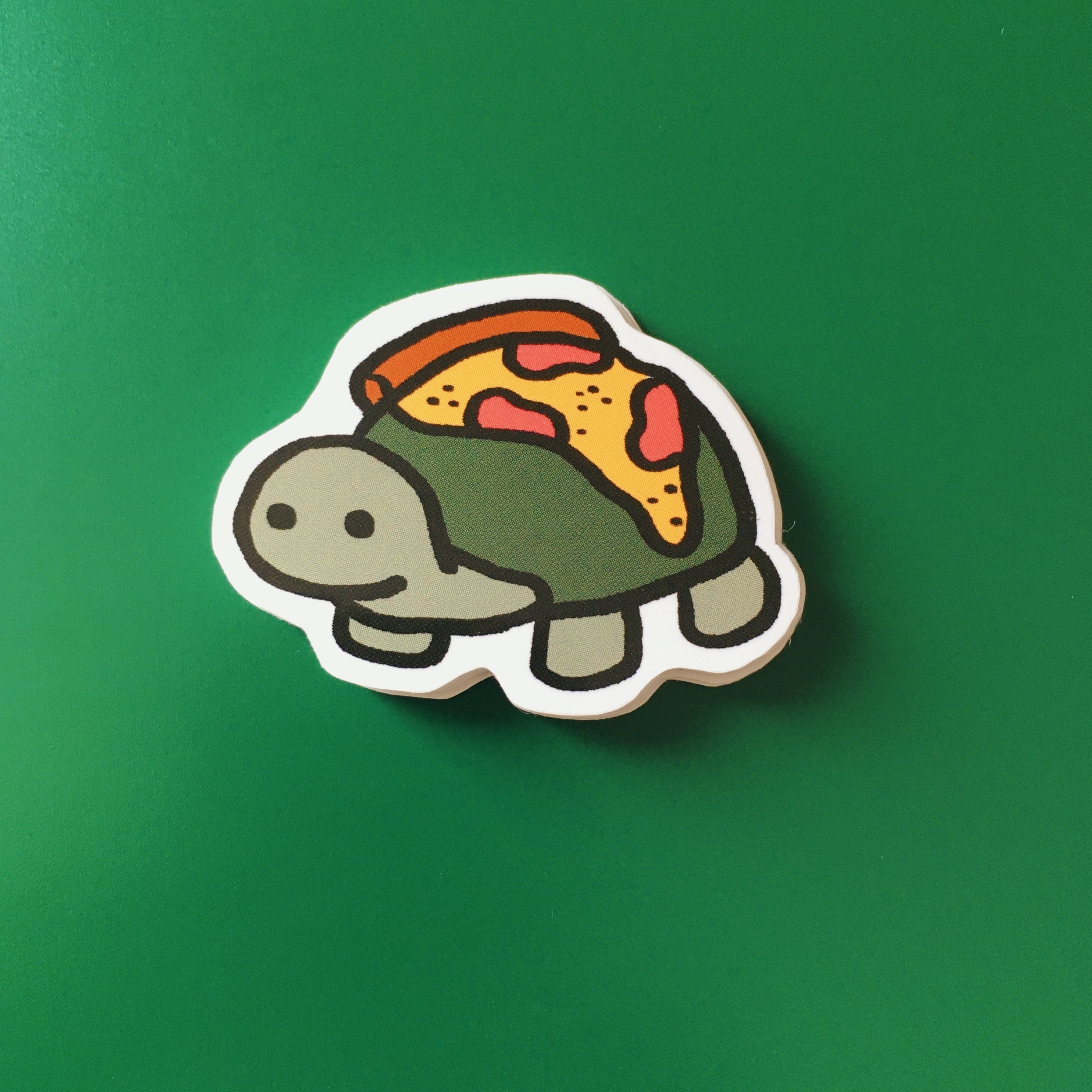 Pizza Turtle Sticker – Wormhole