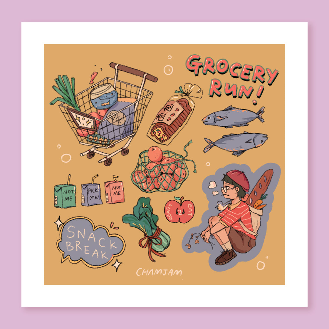 Grocery Run Print – Wormhole